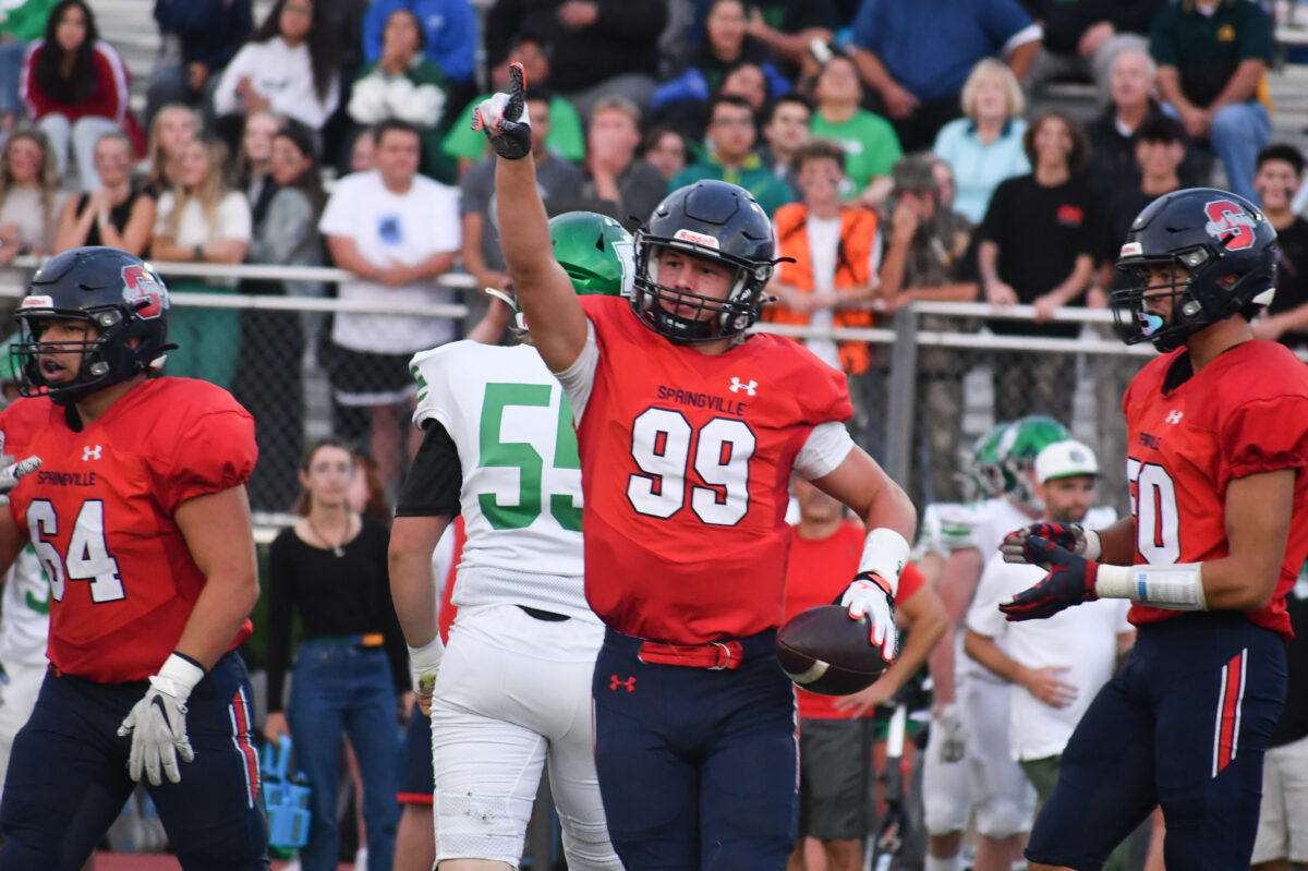 Springville football overcomes miscues to hold off Provo | News, Sports ...